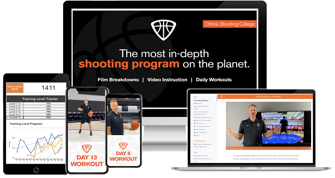 PGC Basketball Online Shooting College - Get Instant Access